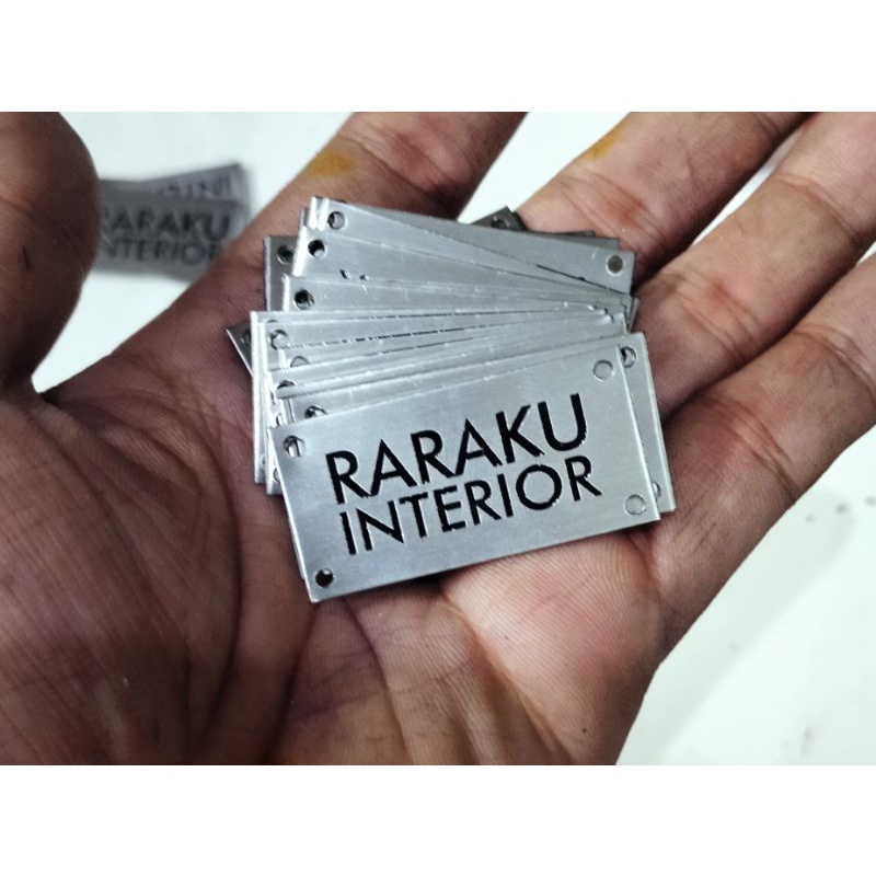 Jual Label plat / Name plat custom | Shopee Indonesia