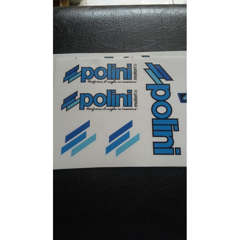 Jual Sticker Packs Polini Scooter Team Vespa/Piaggio New | Shopee Indonesia