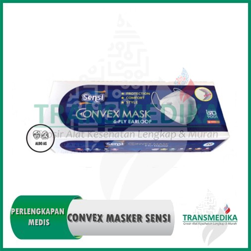 Jual Sensi Convex Mask 4 ply / Masker Sensi convex 4 ply | Shopee Indonesia