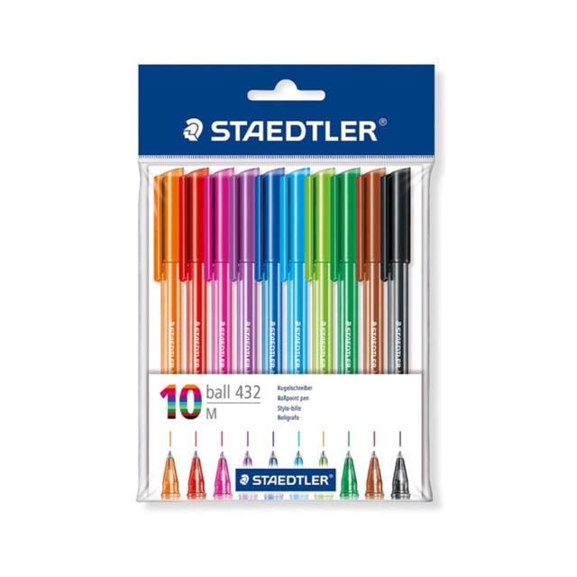 Jual Staedtler Ball 432m (10 colors per pack) | Shopee Indonesia