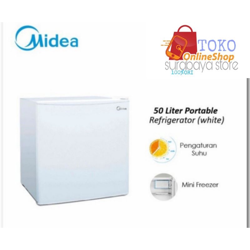 Jual kulkas mini bar portable kulkas satu pintu MIDEA HS65LW | Shopee ...