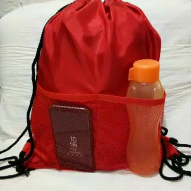 Jual String Bag Polos Tebal Jaring /Drawstingbag Parachute Basic ...