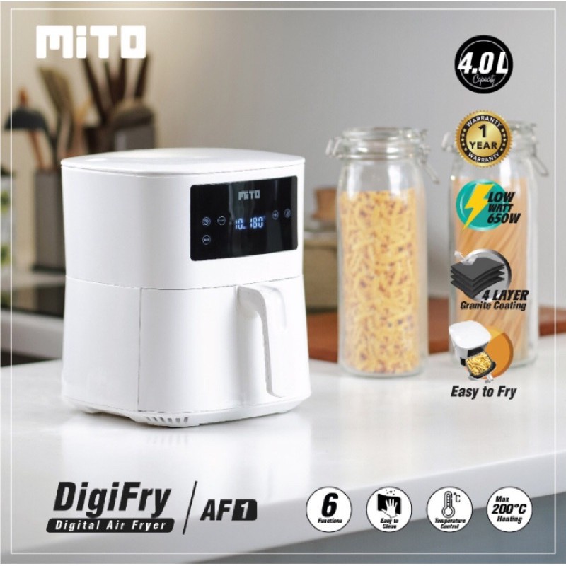 Jual Mito AF1 Digital Air Fryer | Shopee Indonesia