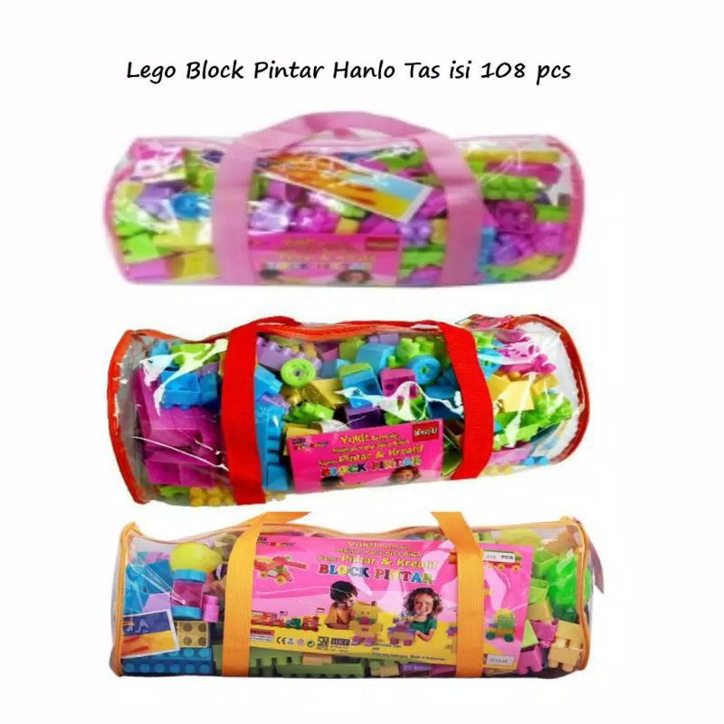 Jual Mainan Edukasi Anak Lego Block Besar isi 108pcs | Shopee Indonesia