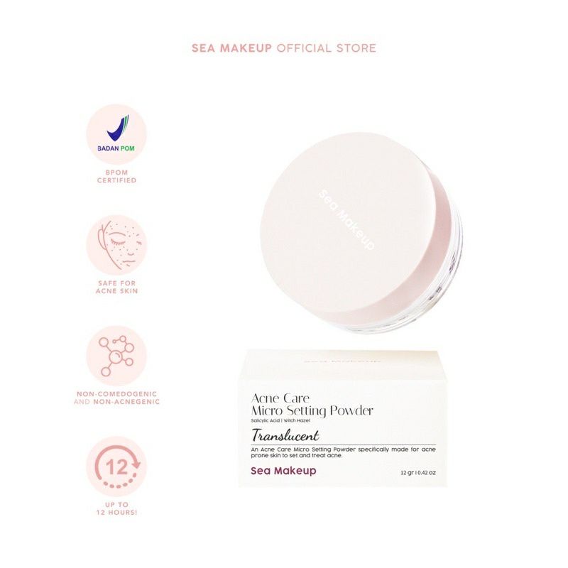 Jual sea makeup acne care micro powder-seamakeup acne micro powder-sea ...