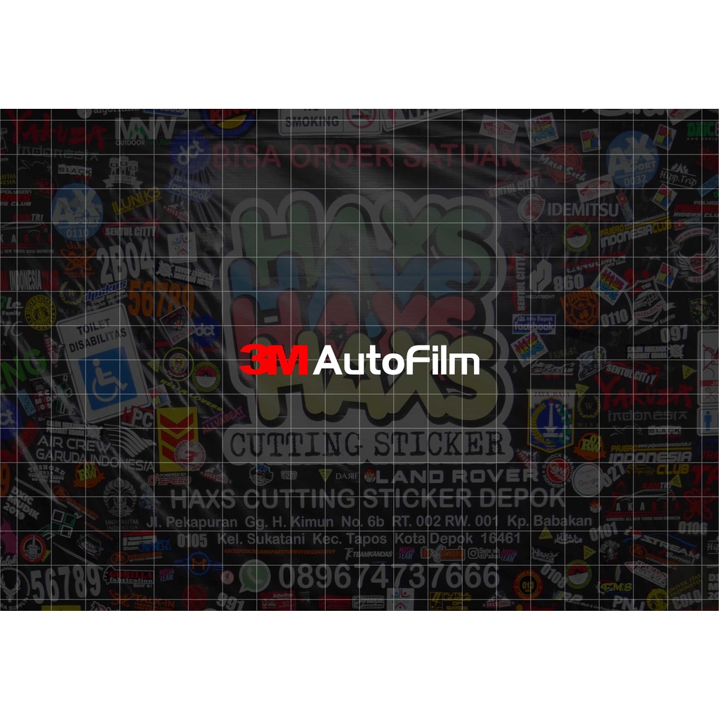 Jual Cutting Sticker Logo Tulisan 3M AutoFilm Kecil Ukuran 7 Cm | Shopee Indonesia
