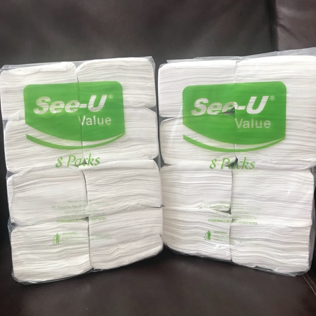 Jual TISSUE SEE U BATHROOM MULTIPURPOSE/TISSUE KAMAR MANDI/TISSUE MAKAN ...
