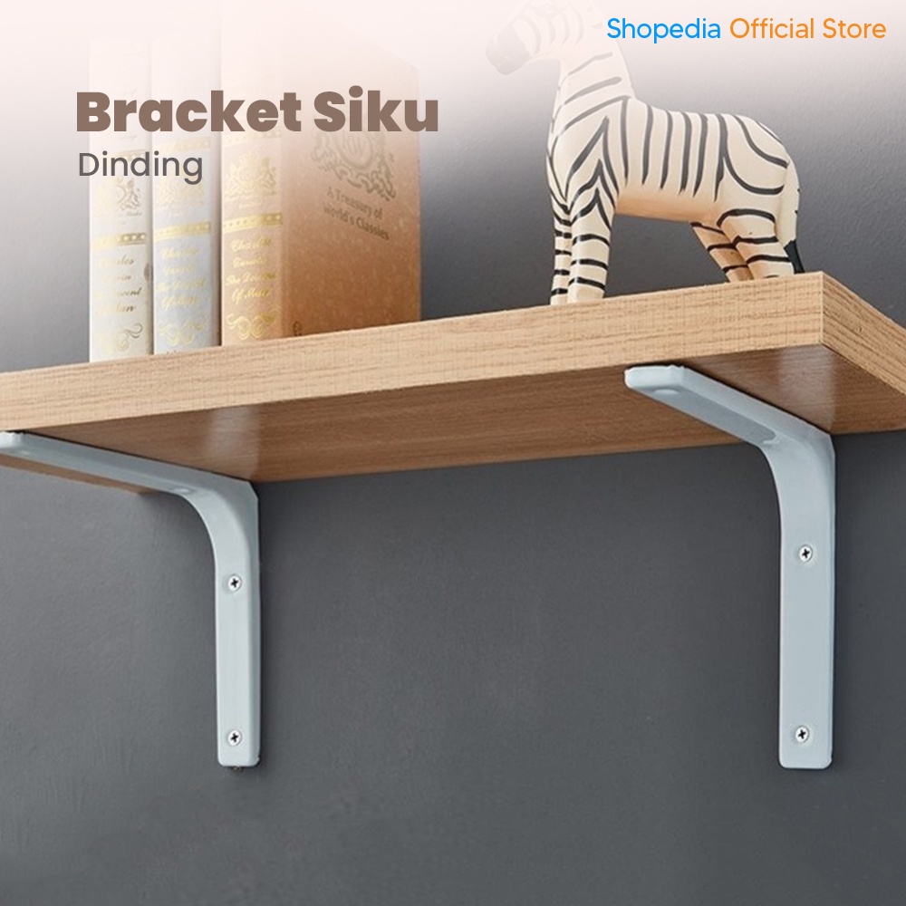 Jual Bracket Siku Tempel Dinding Penyangga Serbaguna | Shopee Indonesia