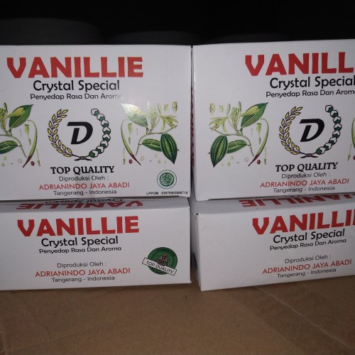 Jual Vanillie/ Perisa Vanili D / Penyedap Rasa Vanila Sachet isi 10 pcs ...