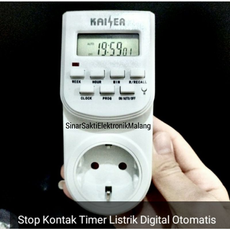 Jual Stop Kontak Timer Listrik Digital stopkontak otomatis timer ...