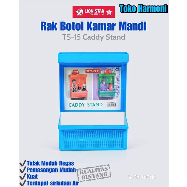 Jual Caddy Stand Lionstar Tempat Botol Kamar Mandi Rak Botol Rak Dapur ...