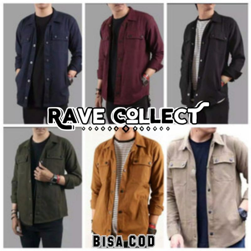 Jual TRUCKER SEMI PARKA // Jaket Semi Parka Casual PREMIUM | Shopee ...