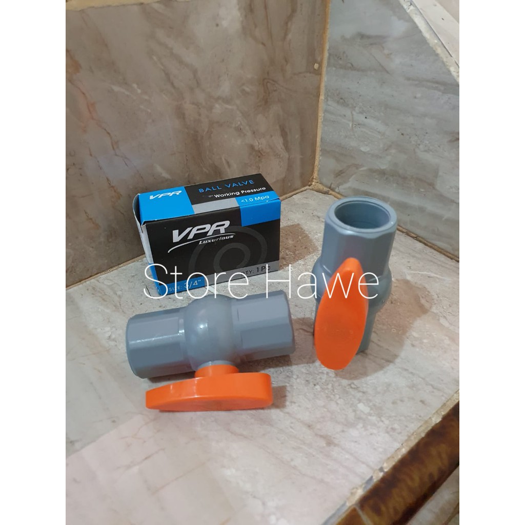 Jual Balvalve Pvc 3/4" VPR/Stop Kran PVC | Shopee Indonesia