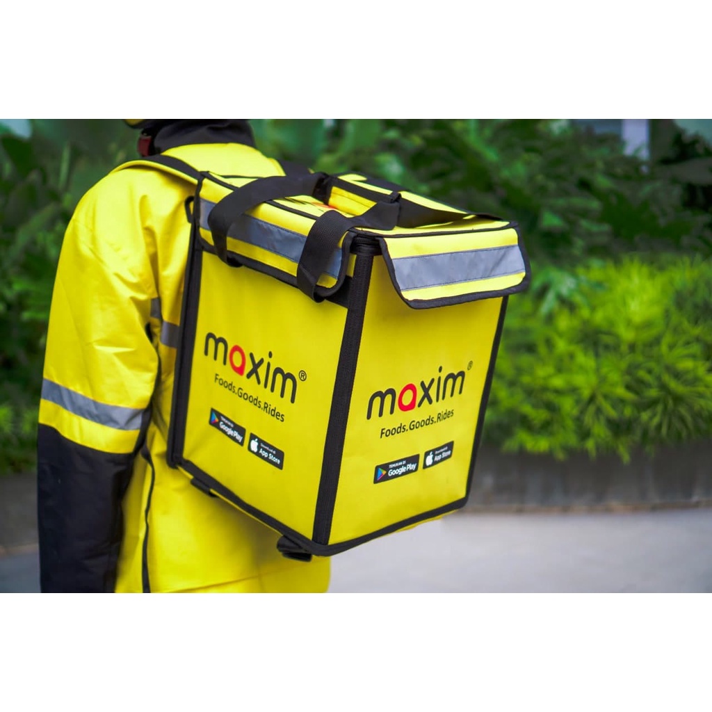 Jual MAXIM - Delivery Bag (Maxim - Transportasi Online) | Shopee Indonesia