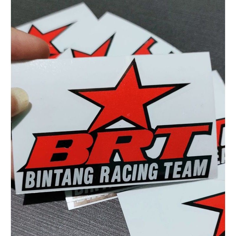 Jual Stiker BRT / Stiker Bintang Racing Team / Stiker BRT Bintang ...