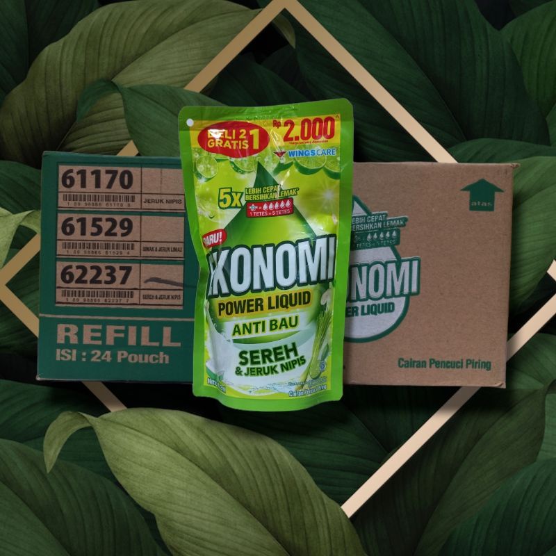 Jual 1 Dus atau karton ekonomi Power liquid 2000 sabun pencuci piring ...