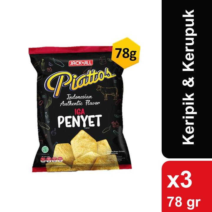 Jual Piattos Iga Penyet 3 x 78 gr | Shopee Indonesia