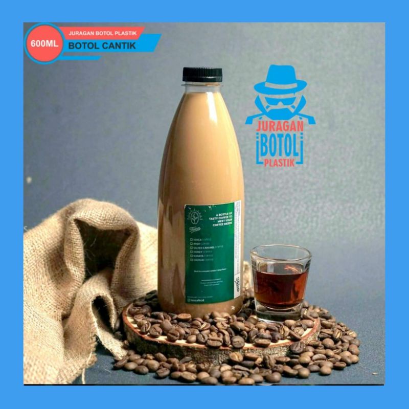 Jual 1Kg Muat 20Pcs Botol Cantik 600ml, Botol Plastik 600ml, Botol Jus ...