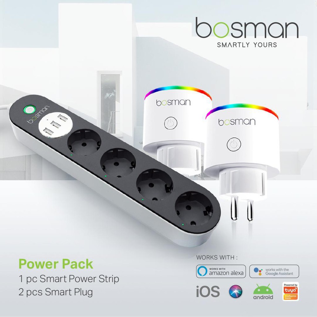 Jual Bosman Power Pack - Colokan | Stop Kontak | Wifi | IoT | Smart Home | Shopee Indonesia