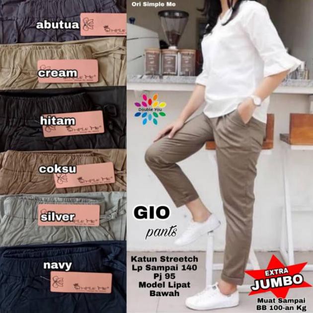Jual gio pants extra jumbo (KODE 3295) | Shopee Indonesia