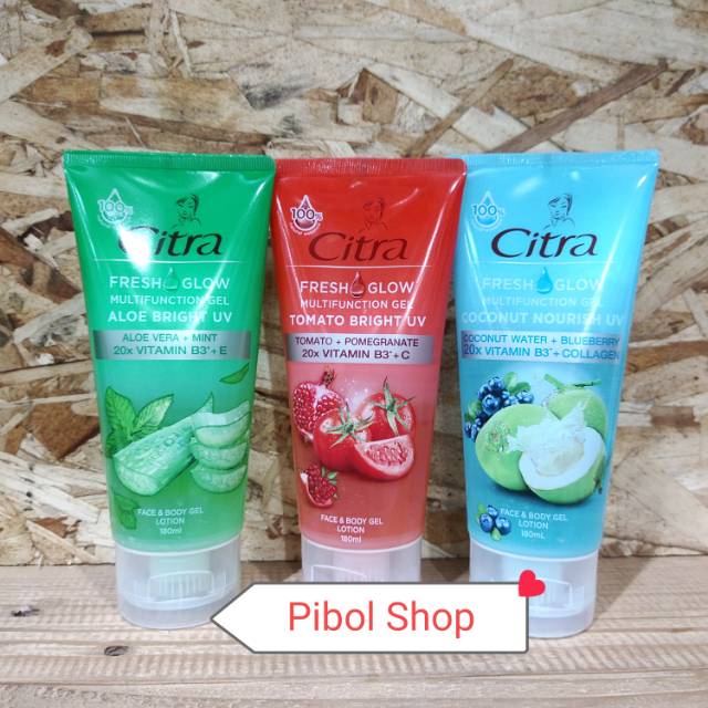 Jual CITRA FRESH GLOW MULTIFUNCTION GEL 180ML | Shopee Indonesia