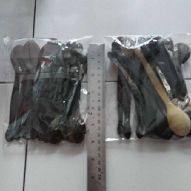 Jual Sendok Tanduk Asli halus alkes spoon berkwalitas asli | Shopee ...