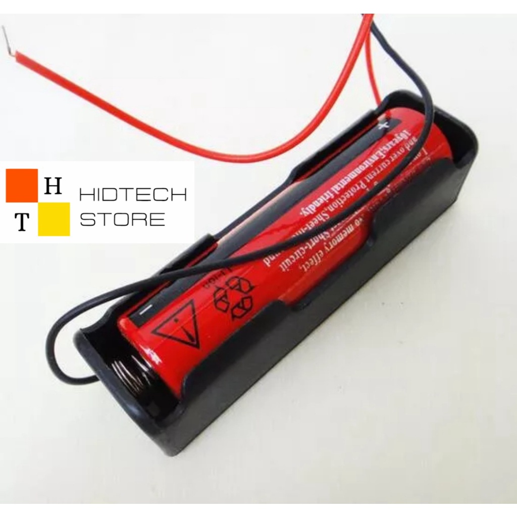 Jual KOTAK BATERAI BOX DUDUKAN BATERAI 1 X 18650 | Shopee Indonesia