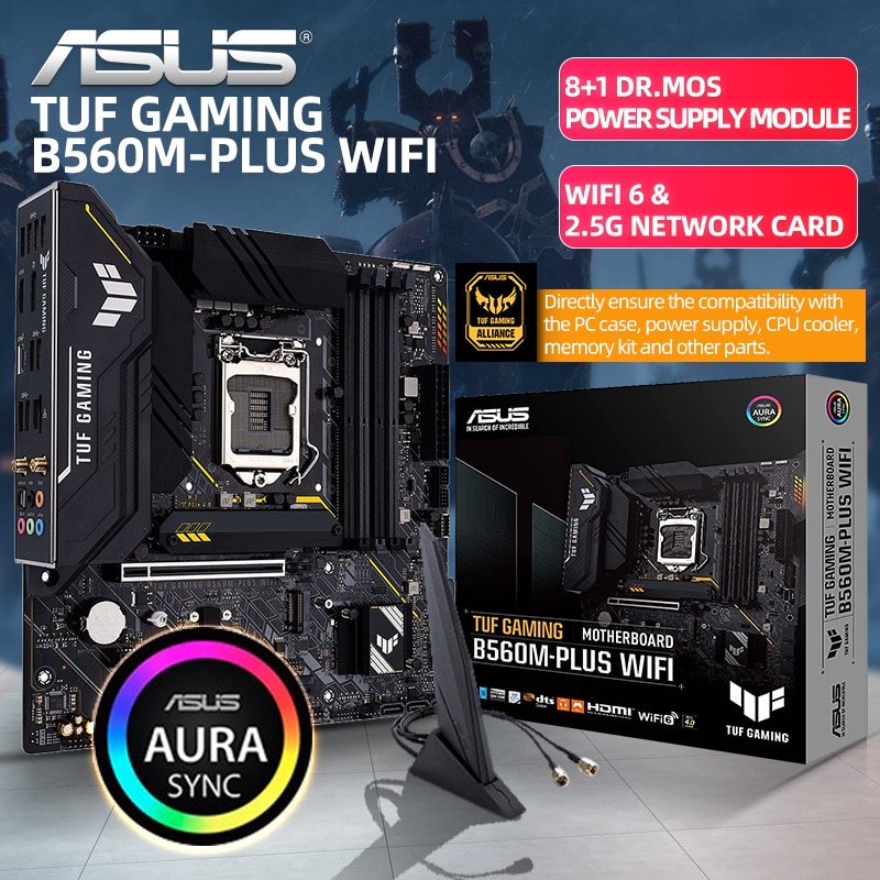 Jual PREORDER ASUS New TUF GAMING B560M PLUS WIFI Motherboard Set Micro ...