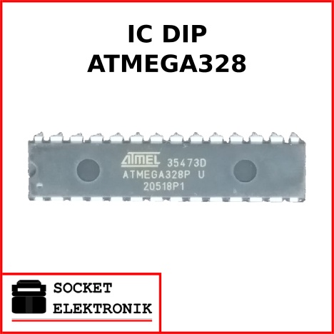 Jual ATMEGA328 DIP 28 Pin IC Microcontroller 8 bit ATMEGA 328 | Shopee ...