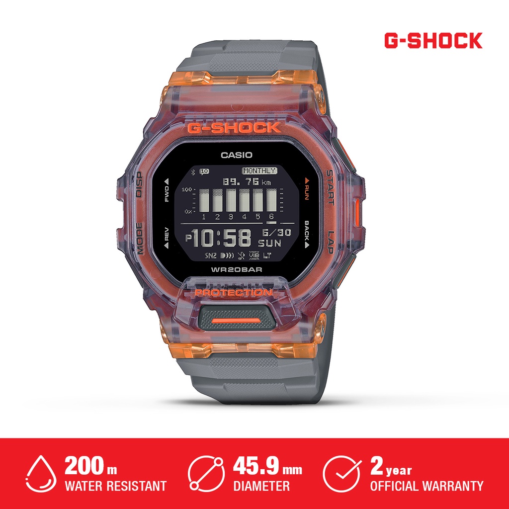 Jual Casio G-Shock Jam Tangan Pria Digital GBD-200SM-1A5DR Original ...