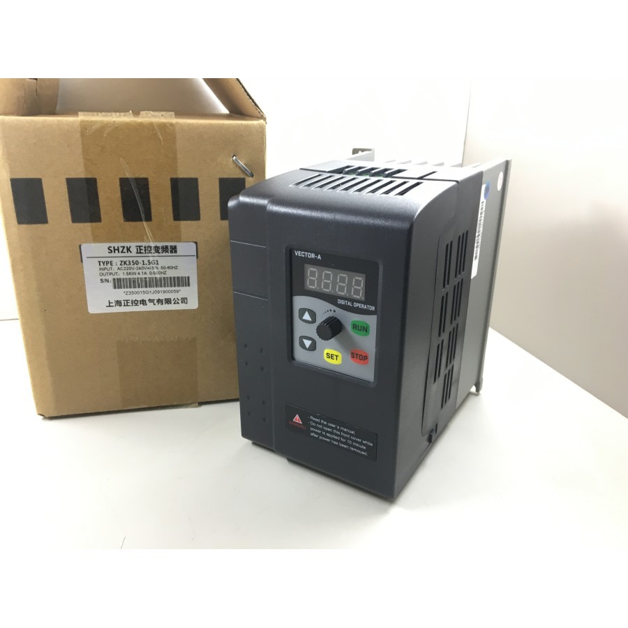 Jual SHZK Motor Inverter 2.2KW AC 220V 1P - 3P VFD 2HP Speed Control 1 Phase 3 Phase | Shopee ...
