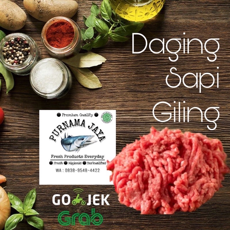 Jual daging sapi giling segar bandung purnama jaya | Shopee Indonesia