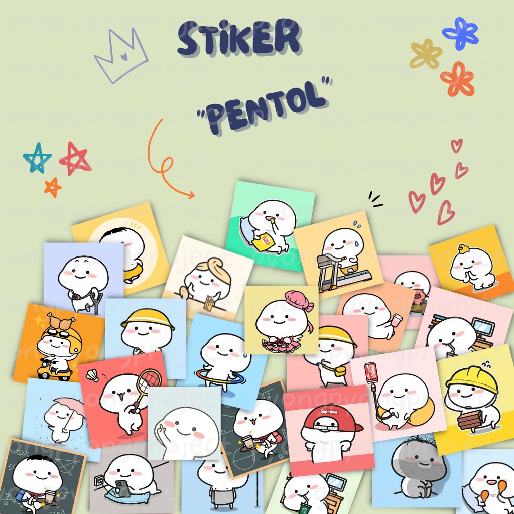 Jual STIKER PENTOL QUBY ECER HARGA BIJIAN | Shopee Indonesia