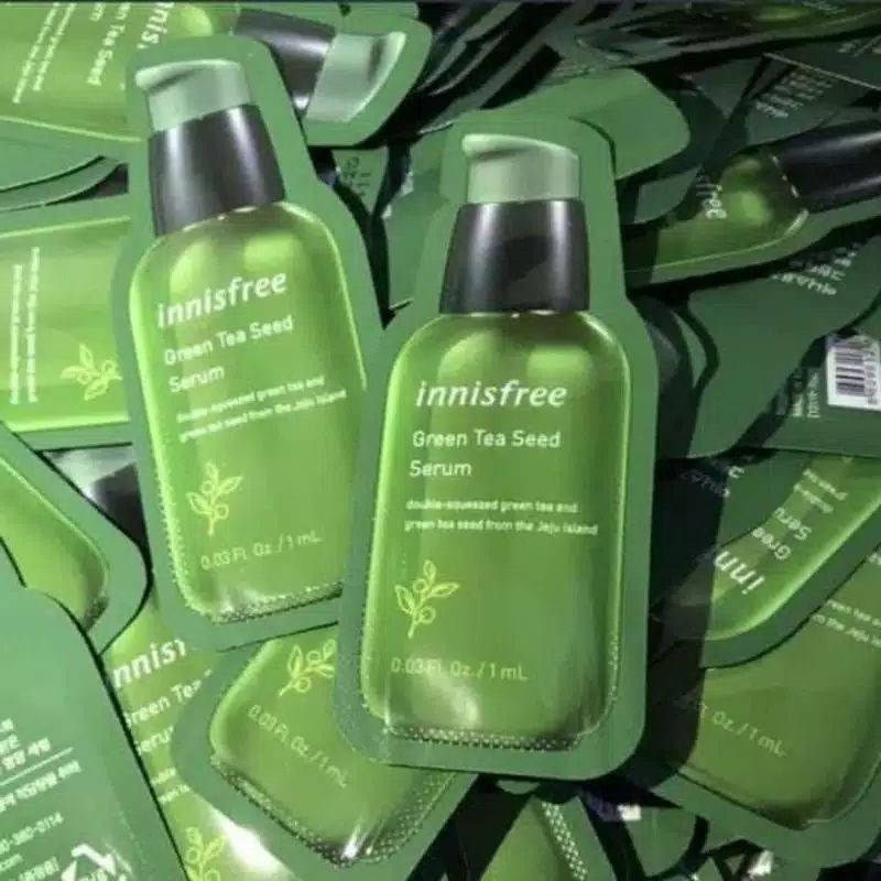 Jual INNISFREE GREENTEA SEED SERUM SACHET SAMPLE 1ML ORI KOREA | Shopee ...