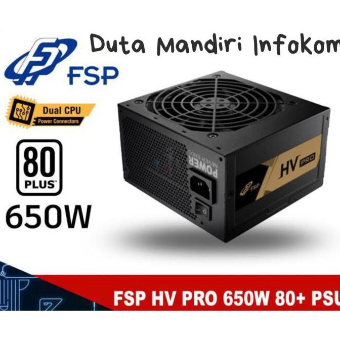 Jual Fsp Hv Pro 650W 80+ - Power Supply 650 Watt 80 Plus Velvetcanyon20 ...