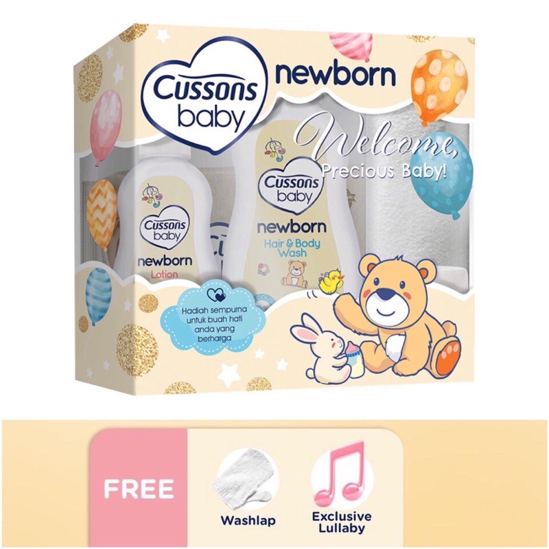 Jual Cussons Baby Newborn Gift Set Pack Package | Shopee Indonesia