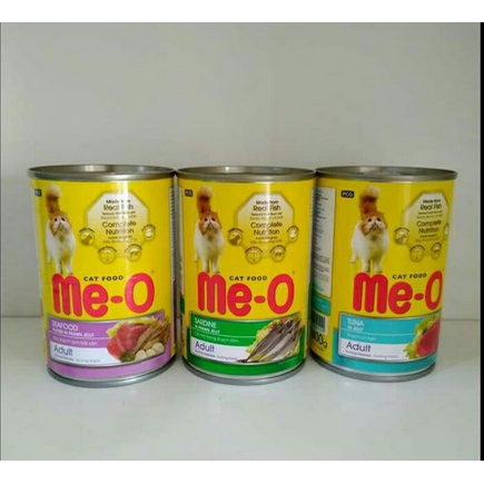 Jual MEO CAN WET FOOD 400GR MEO KALENG makanan basah kucing | Shopee ...