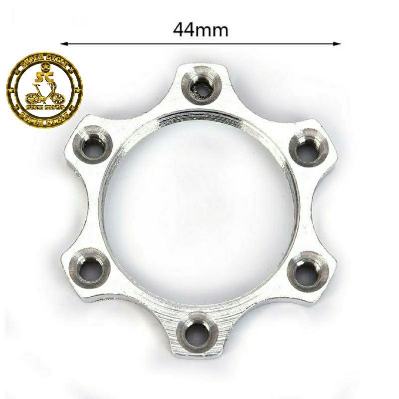 Jual Adaptor Rotor 44mm Disc Brake Rem Cakram Sepeda Hub Freehub Drat ...