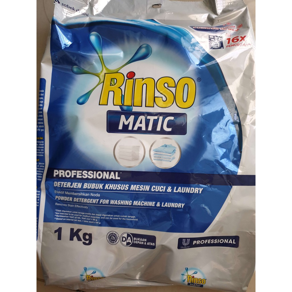 Jual RINSO MATIC POWDER/BUBUK 1 KG | Shopee Indonesia