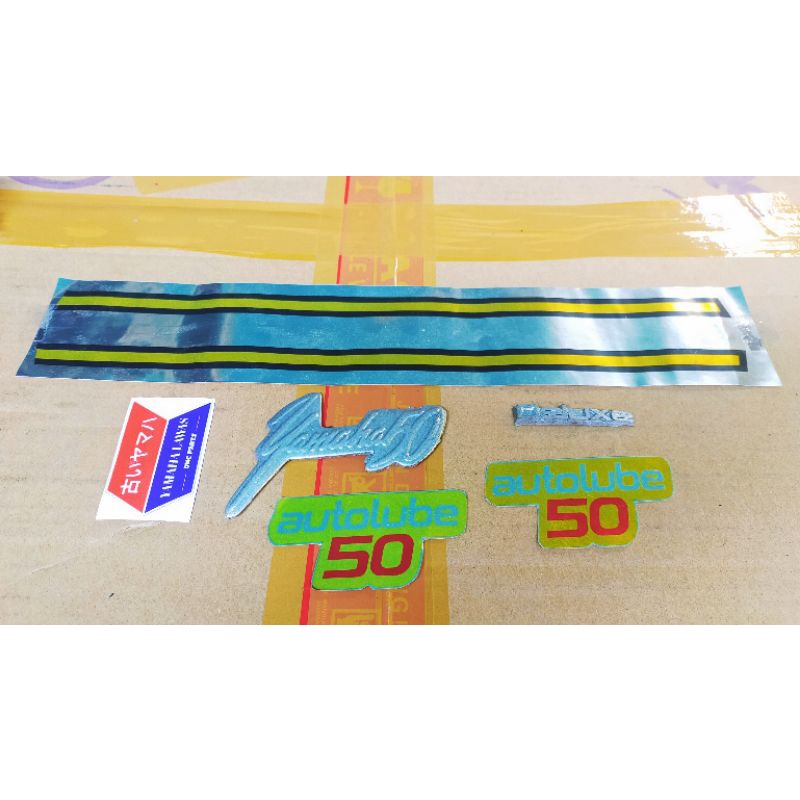 Jual LOGO EMBLEM STICKER SET BODY / STIKER BODI KOMPLIT YAMAHA U5 U50 ...