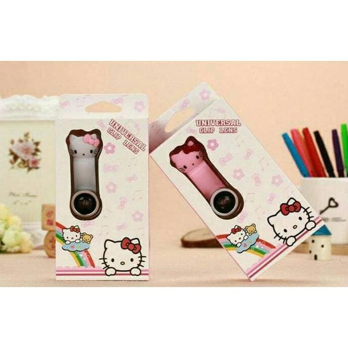 Jual Ini Fisheye Hello Kitty 3In1 Lens - (Fisheye, Macro, Wide ...