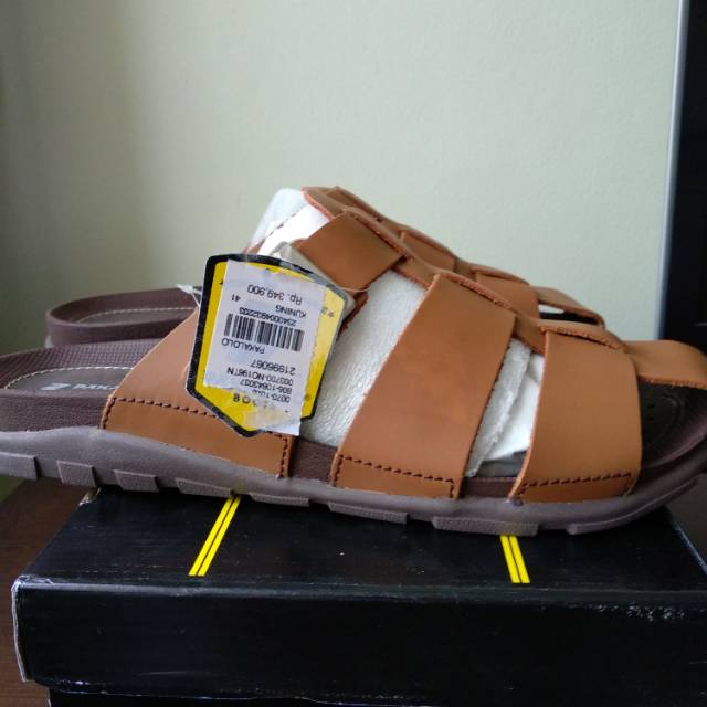 Jual Pakalolo Sandal kulit pria original/ sandal selop slop Pakalolo ...