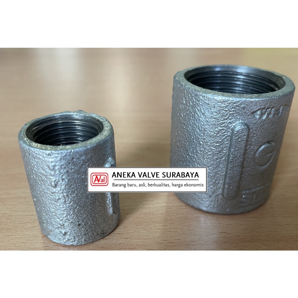 Jual GALVANIS BESI SOCK SOK DRAT DALAM 1/2" DN15 | Shopee Indonesia