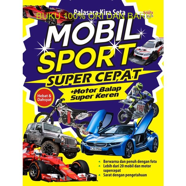 Jual Buku Mobil Sport Super Cepat + Motor Balap Super Keren - Saufa ...