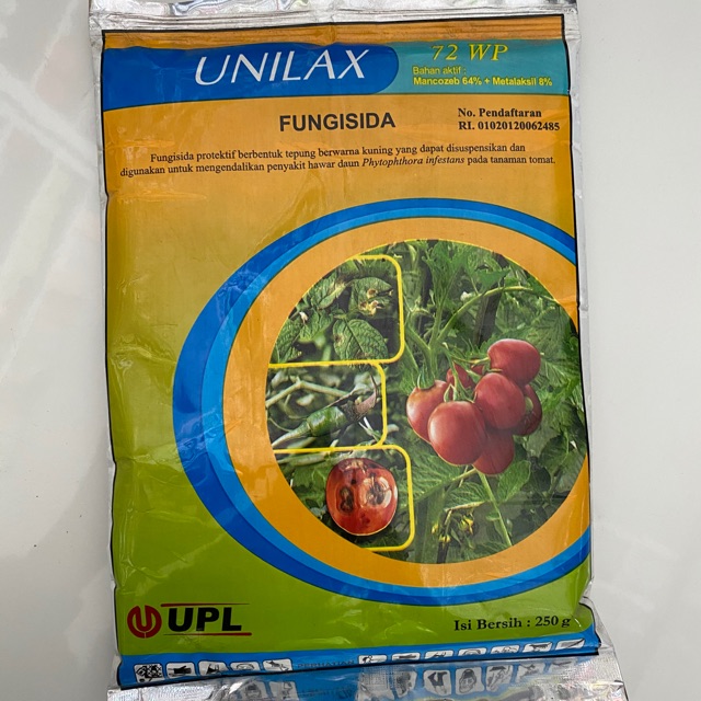 Jual UNILAX 72WP fungisida 250gr pembasmi busuk daun dan batang ...