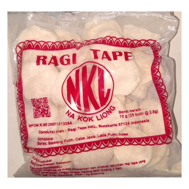 Jual Ragi Tape NKL (Na Kok Liong) | Shopee Indonesia