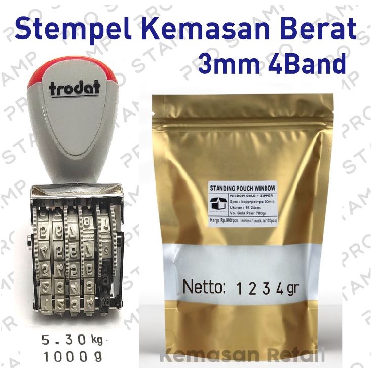 Jual Stempel Penanda Berat Kemasan Produk | Shopee Indonesia