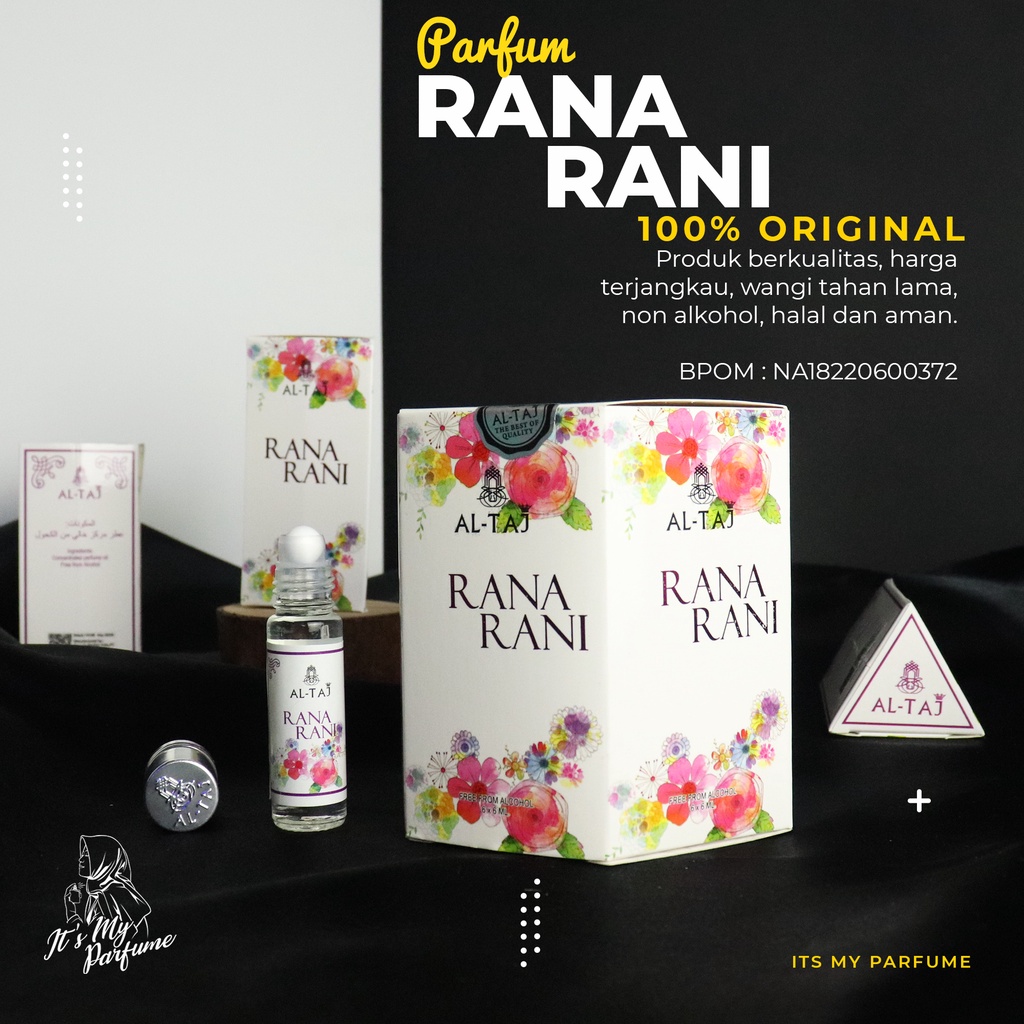 Jual Parfum Altaj Rana Rani 1 Box isi 6 Botol 6 ml Botol Roll On Non ...