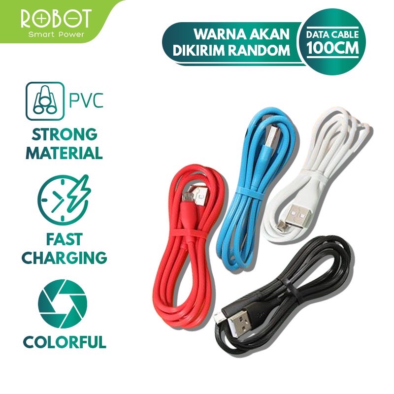 Jual ROBOT Kabel Data CD100 Android Micro USB 1M Data Cable Original ...