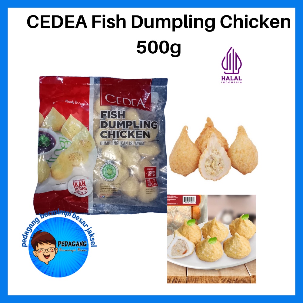 Jual CEDEA Fish Dumpling Chicken 500g/ Dumpling Chicken 500g | Shopee ...